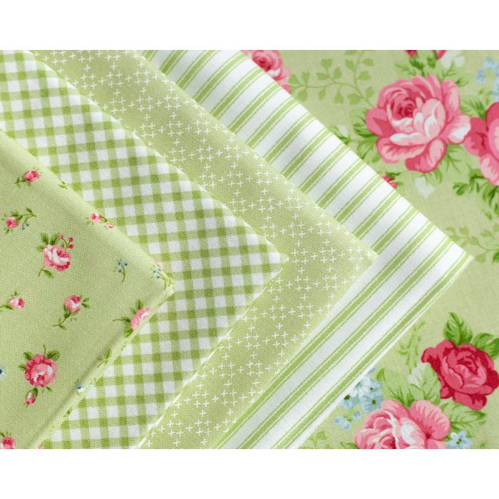 Moda Fabrics Ellie Main Floral Green