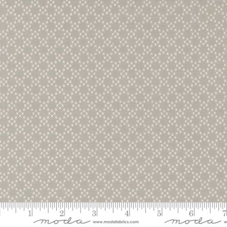 Moda Fabrics Ellie Cross Stitch Pebble