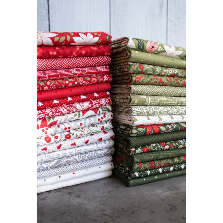 Moda Fabrics Fat Eight Bundle Berry and Pine
