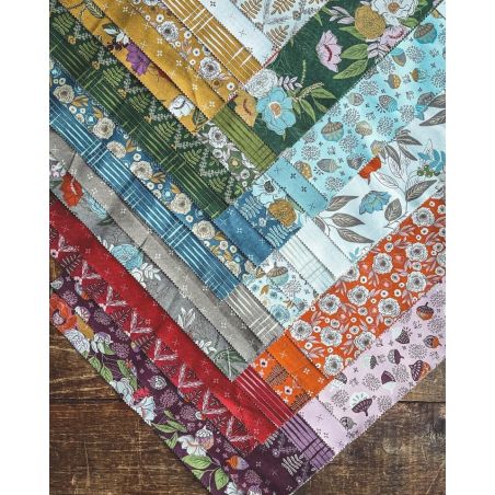 Moda Fabrics Slow Stroll Grove Walk Pumpkin