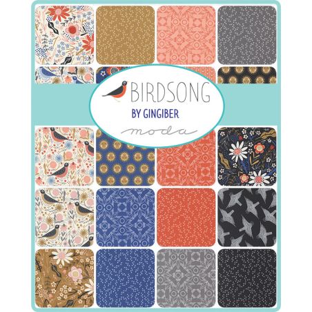 Moda Fabrics Mini Charm Pack Birdsong